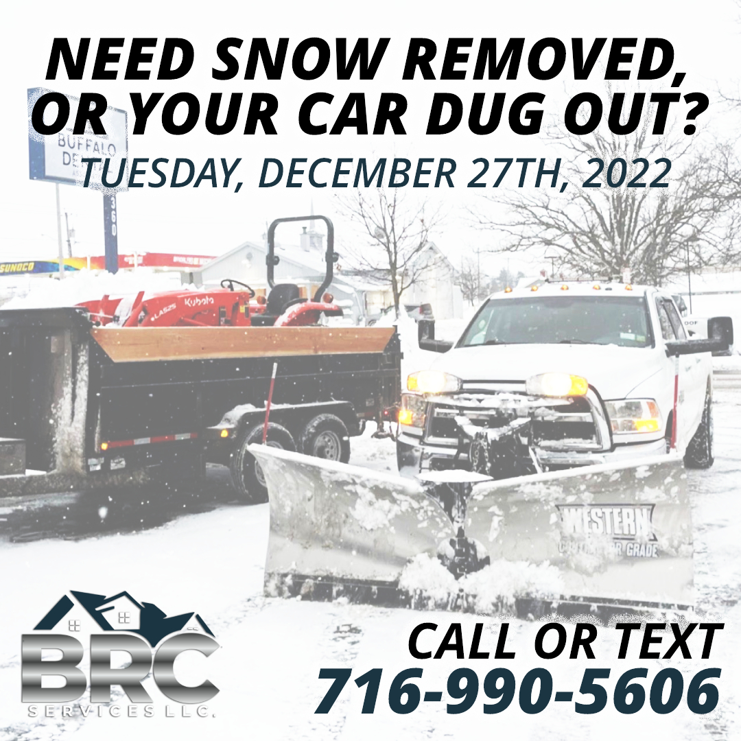 Need Snow Removed, or Your Car Dug Out? | BRC Services, LLC.